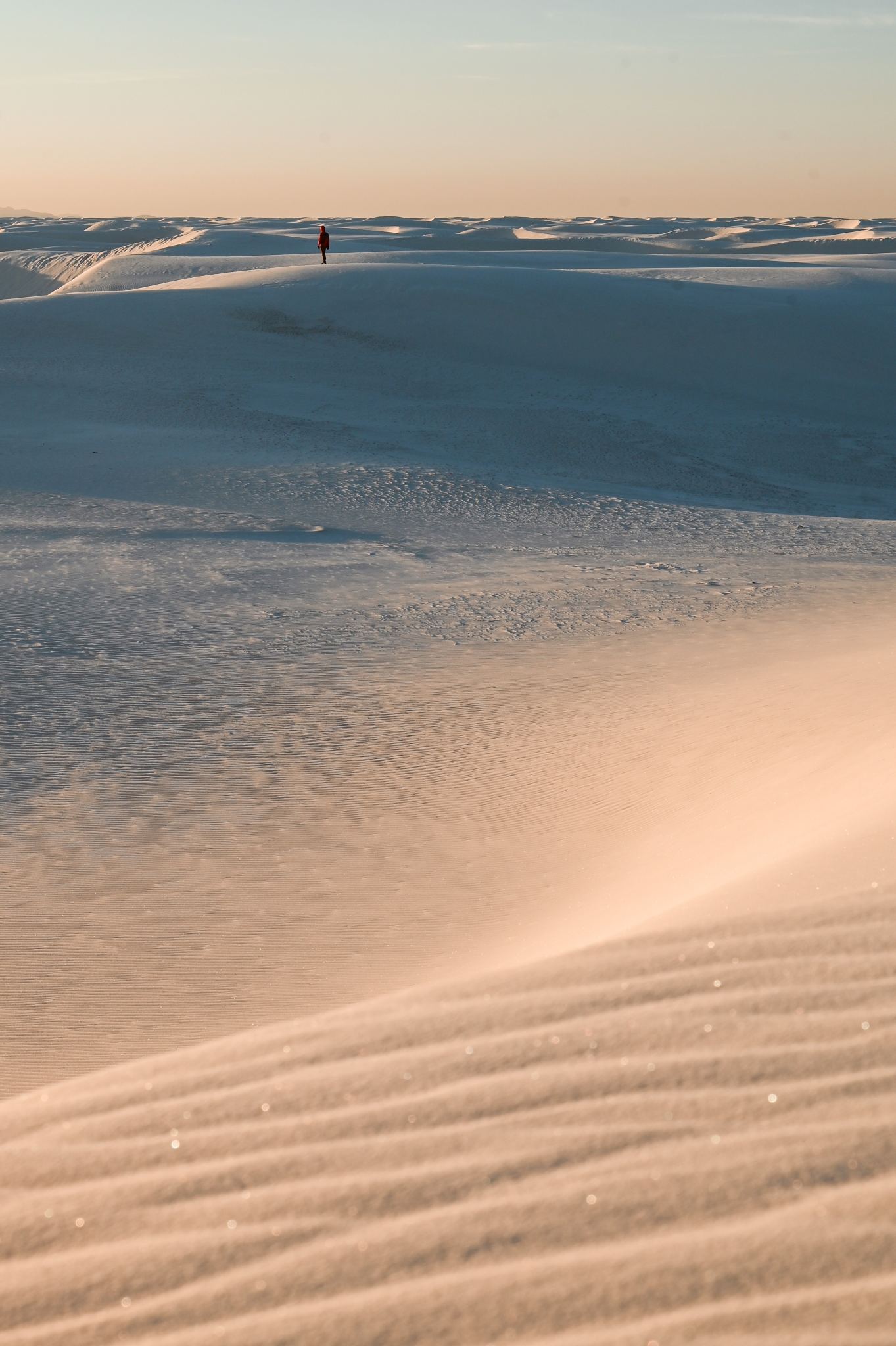 How to Catch an Epic Sunset in White Sands New Mexico - Two Outliers